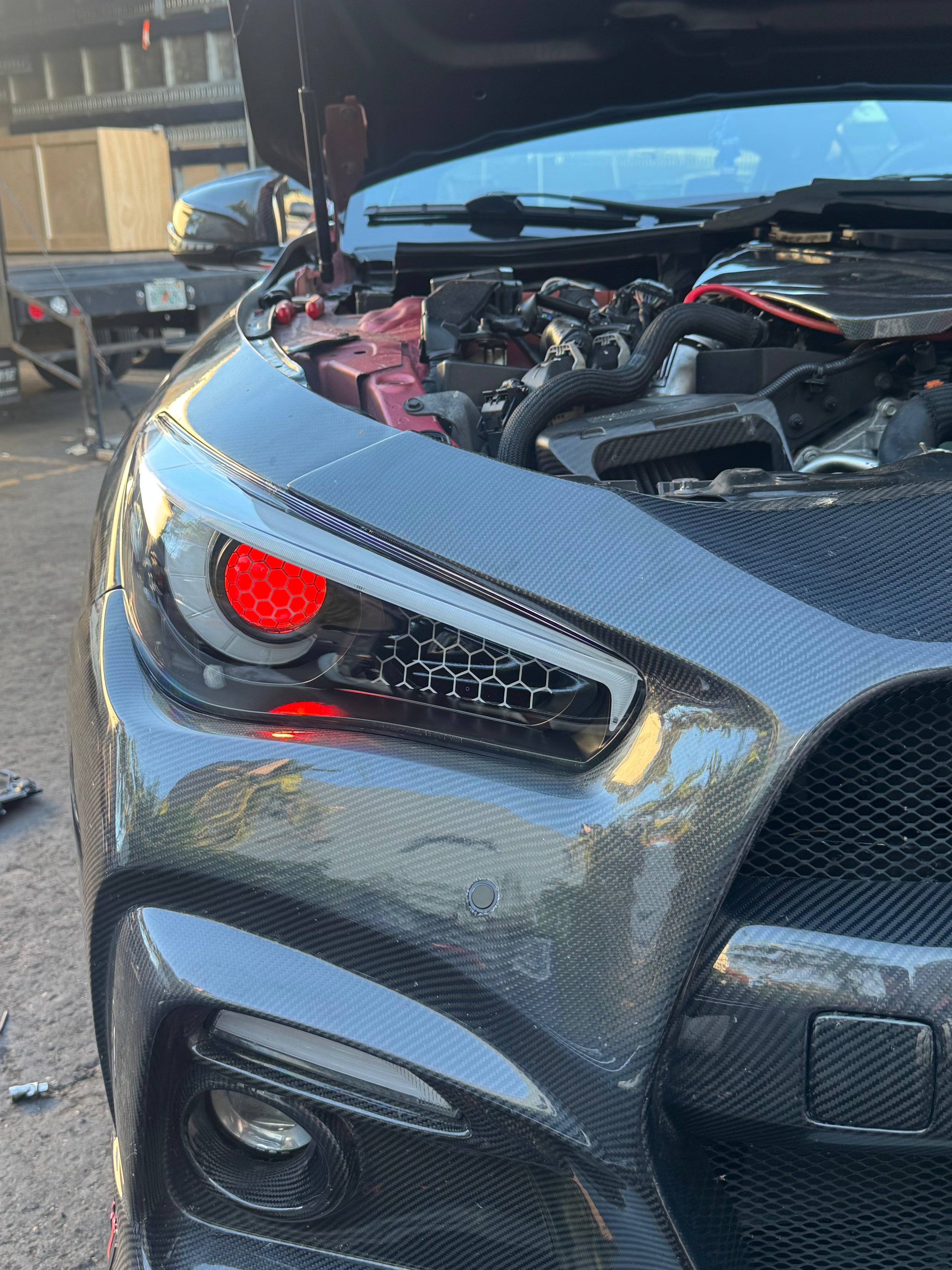 Q50 2014-2021 Prebuilt Custom Headlights – Milly customs