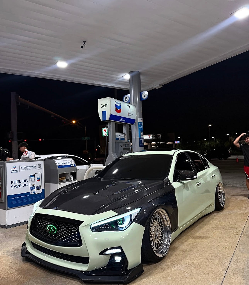 Q50 2014-2021 Prebuilt Custom Headlights – Milly customs