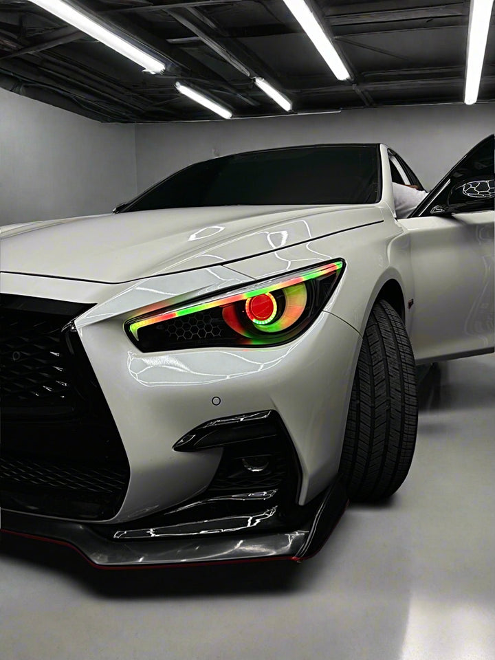 Q50 custom headlights – Milly customs